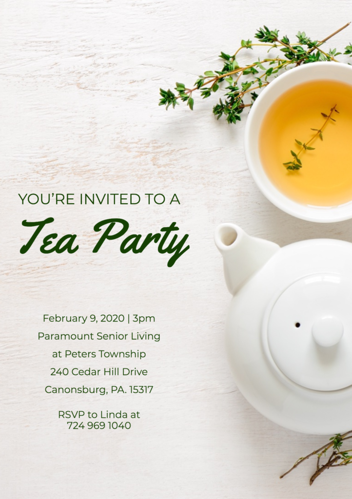 Kindness to our Seniors - Afternoon Tea @ Paramount - Peters Township ...